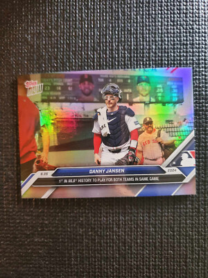 Danny Jansen Red Sox Blue Jays 2024 TOPPS NOW Card 598 Foil Image ...