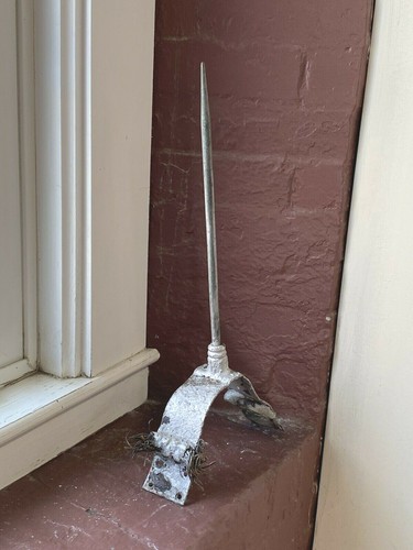 Vintage COPPER Lightning Rod & Bracket, Functional, Interior Design ...