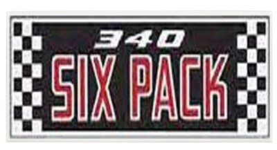 Mopar 340 Six Pack Cleaner Emblem Ceramic Refridgerator Magnet Handmade ...