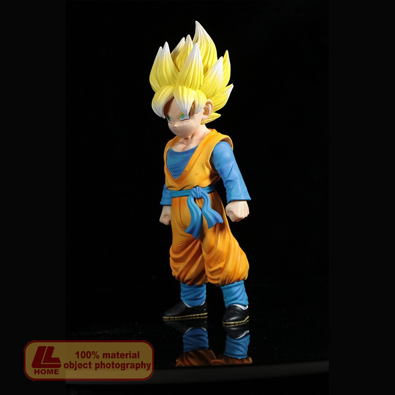 Anime Dragon Ball Z Super Saiyan Son Goten Child Kid Stand Figure ...