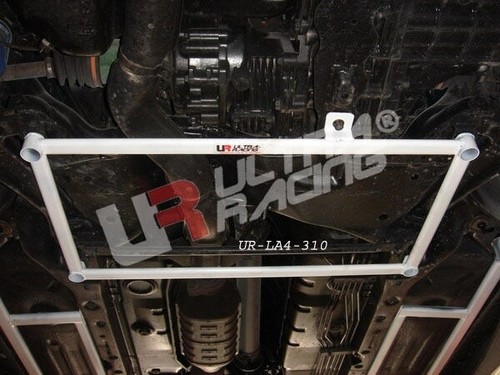 ULTRA RACING 4-Point Front Lower Bar / Brace LANCER EVO 7 8 9 & AIRTREK ...