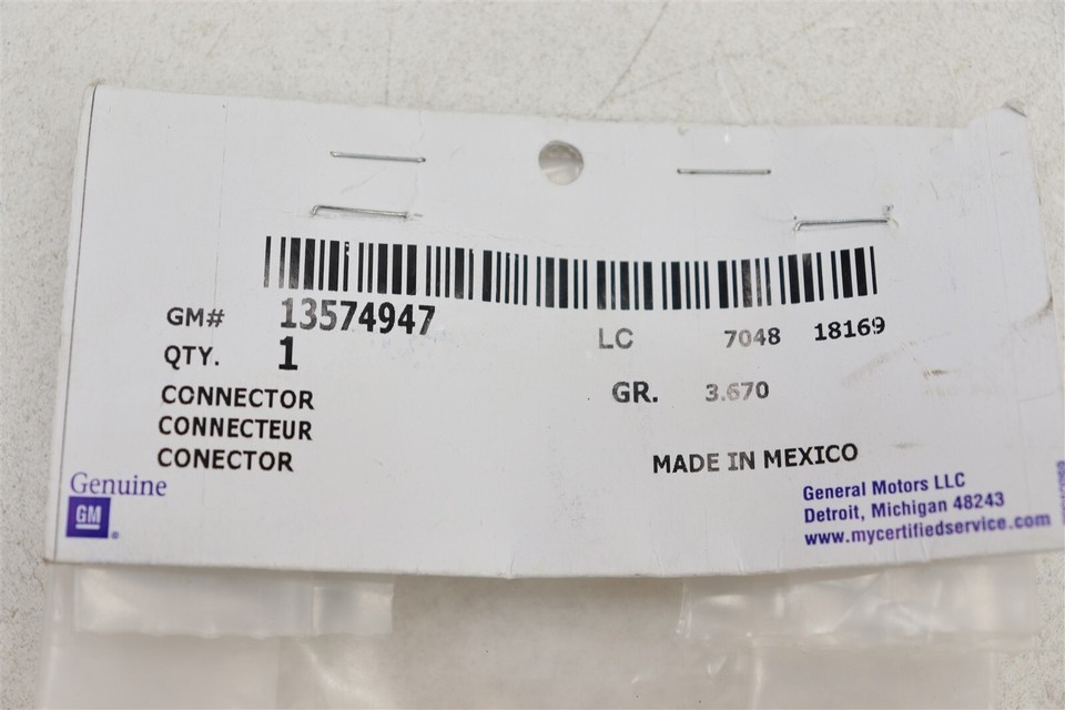 NEW GM Engine Control Module Wiring Connector Kit 13574947 Chevy ...