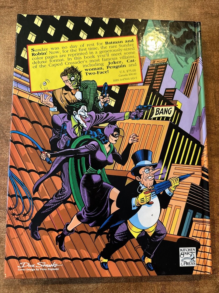 ** BATMAN: THE SUNDAY CLASSICS 1943-46 SIGNED & NUMBERED 361/500 W ...