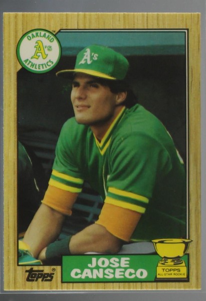 1987 Topps - Tiffany #620 Jose Canseco for sale online | eBay