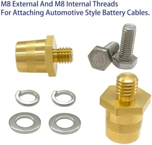 Battery Terminal Connector Battery Side or Top Post Terminal Adapter ...