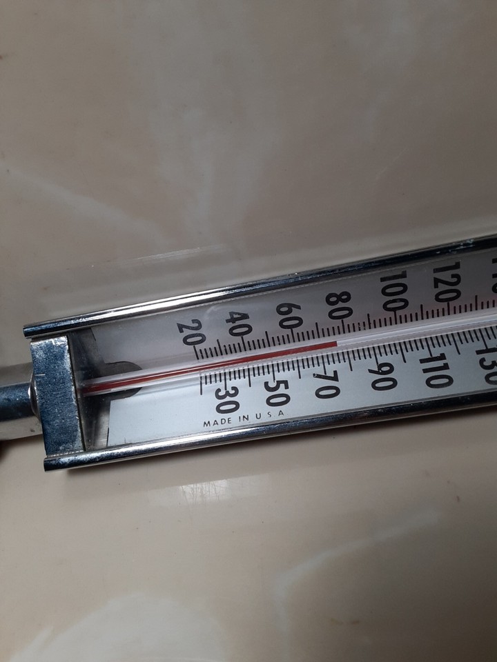 WEISS Instruments Chrome Vari-Angle Industrial Thermometer w/ 3.5" Stem ...