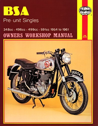 BSA Pre-unit Singles 1954-1961 Repair Manual 9780856963261 | eBay