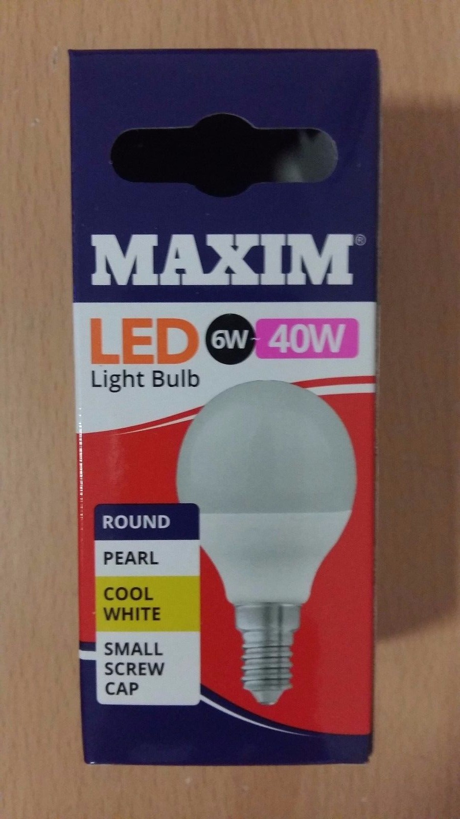 Maxim LED Golf Round Bulbs Lamps 6w SES Small Screw E14 Warm Cool Day ...