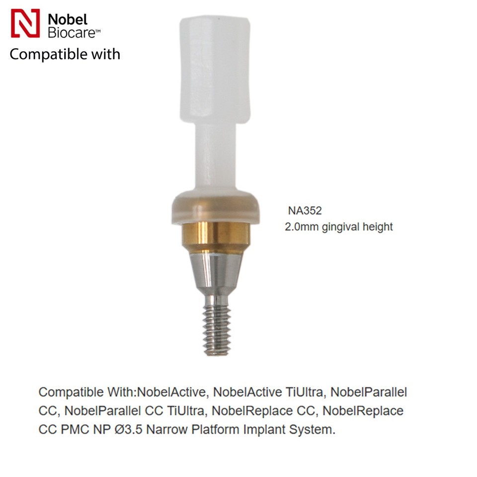 US Implant Locator Abutment For Nobel Biocare Active CC NP/RP AH=1/2/3 ...