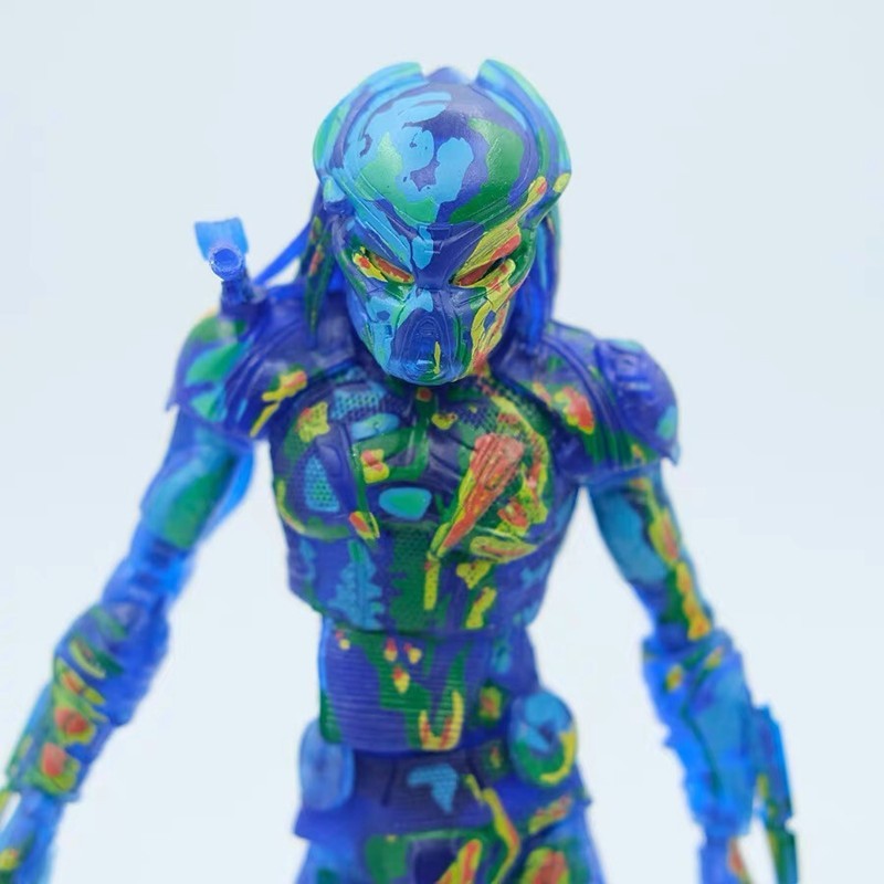 7" Thermal Vision Fugitive Predator Collectible Posable Statue Action ...