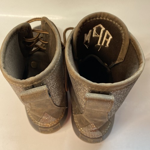 Marley Lilly Women's Brown Bronze Glitter Monogrammed with APM Duck ...