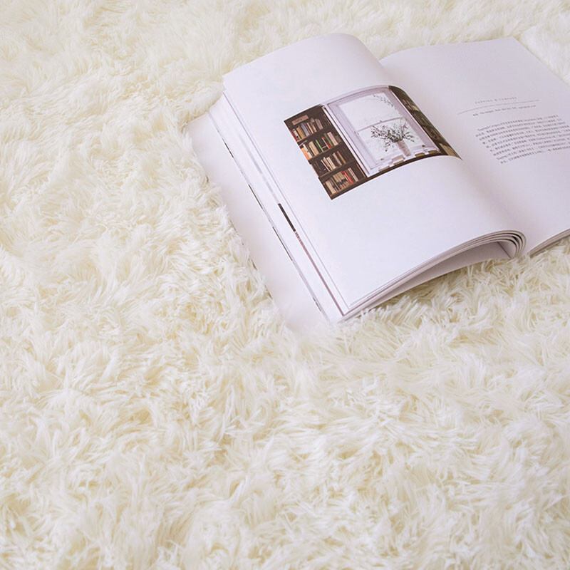 Fluffy Rugs Rug Carpet Large Shaggy Super Soft Mat Living Room Bedroom ...