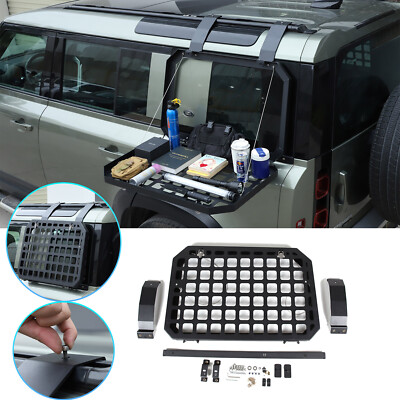 Modular Storage Panel Trunk Side Window Molle Shelf For LR Defender ...
