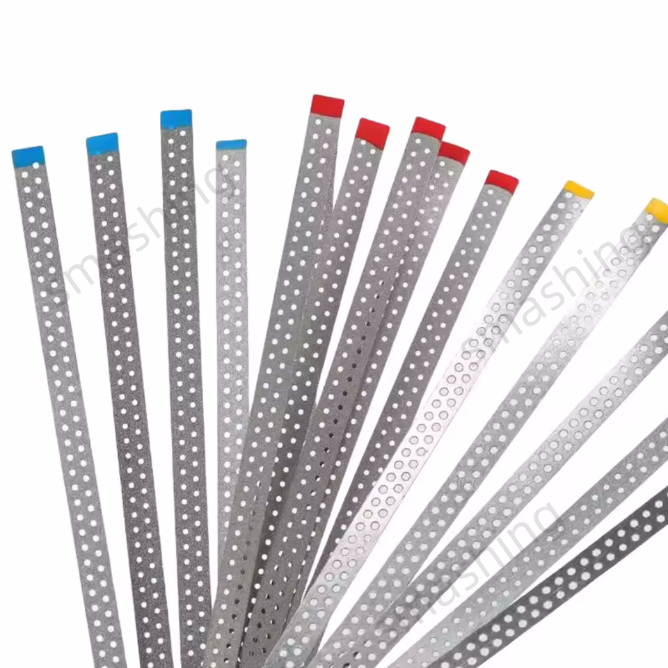 10Pcs Dental Saw Diamond Polishing Finishing Strips Orthodontic IPR ...