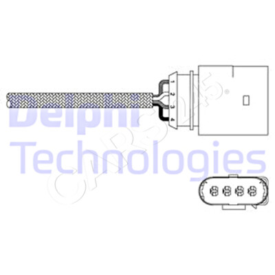 DELPHI Lambda Sensor For VW AUDI Bora Golf Mk4 New Beetle A3 Tt 8L ...