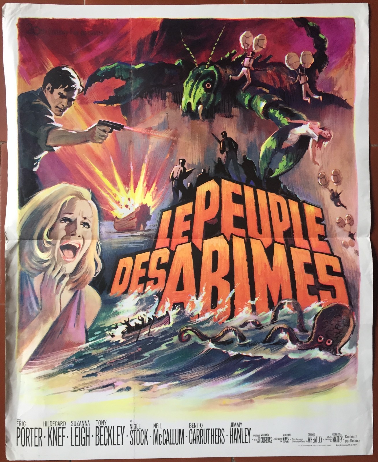 Poster The People Of The Abyss Lost Continent Eric Porter Hammer ...