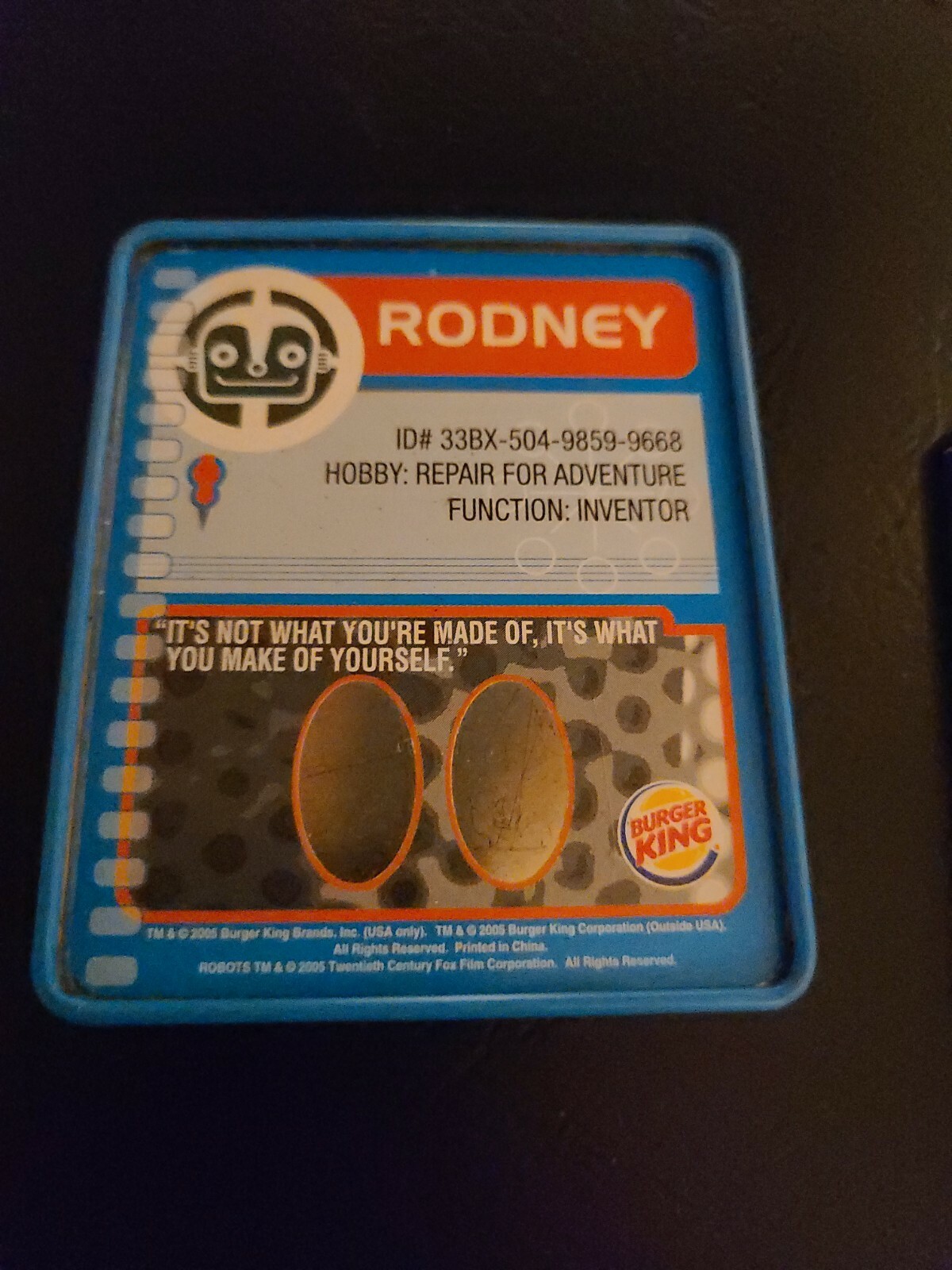 Vintage Robots the Movie Burger King Kid's Collectible Rodney and ...