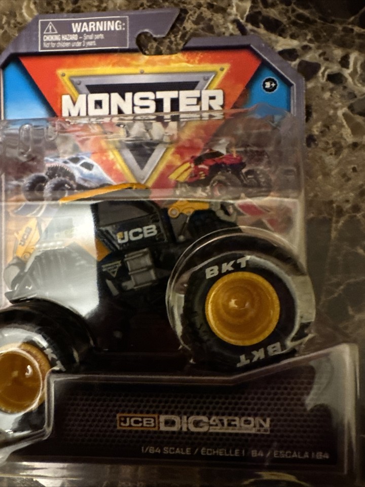 2025 SPIN MASTER MONSTER JAM JCB DIGATRON SERIES 41 - BRAND NEW TRUCKS ...