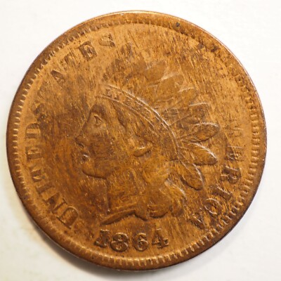 1864 "L" INDIAN HEAD CENT ***NICE COIN!*** FREE SHIPPING! A3938 | eBay