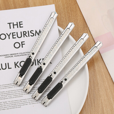 (US STOCK) 5/10PCS Stainless Steel Utility Retractable Knife Box Cutter ...