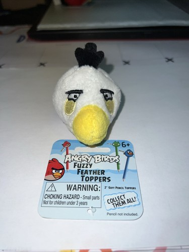 Angry Birds Fuzzy Feather Pencil Pen Topper 2011 Matilda Mini Plush W ...