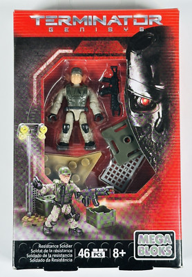 Mega Bloks Terminator Genisys Resistance Soldier 46 Pieces 2015 - NEW ...