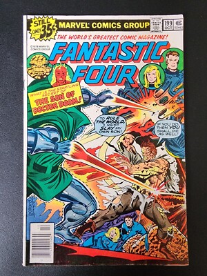 Marvel Comics Fantastic Four #199 October 1978 Keith Pollard Art (c) | eBay