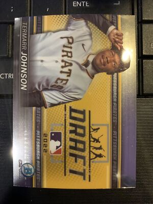 TERMARR JOHNSON 2022 BOWMAN DRAFT CHROME MLB DRAFT 2022 SP #2 FREE SHIP ...