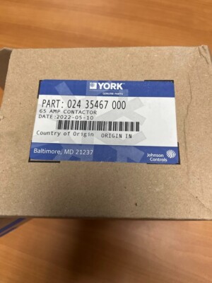 York 65A Contactor, 024-35467-000 | eBay
