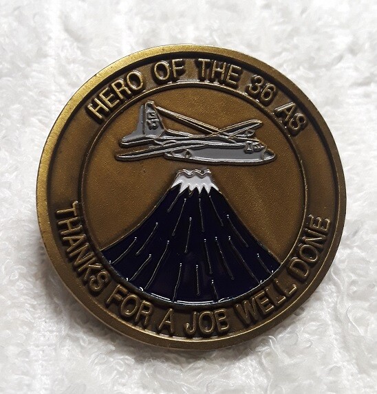 AUTHENTIC 36th AIRLIFT SQUADRON 374th OPS YOKOTA AB JAPAN RARE ...