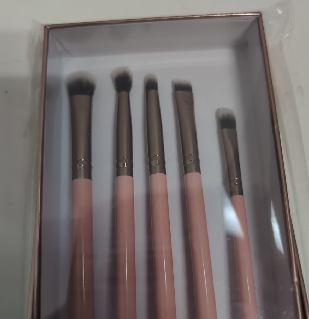 Luxie Eyeconic Essential 5pc Eye Brush Set Rose Gold for sale online | eBay