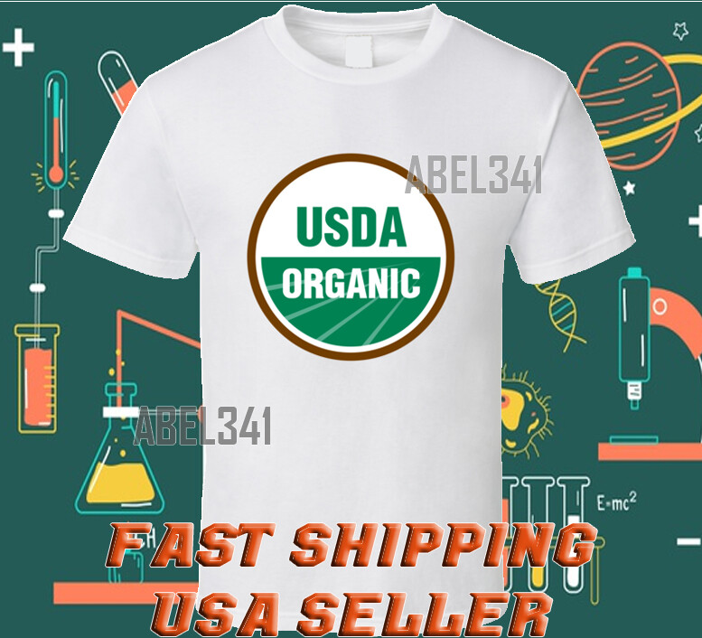 HOT NEW TSHIRT USDA ORGANIC LOGO FUNNY T-SHIRT SIZE S - 5XL | eBay