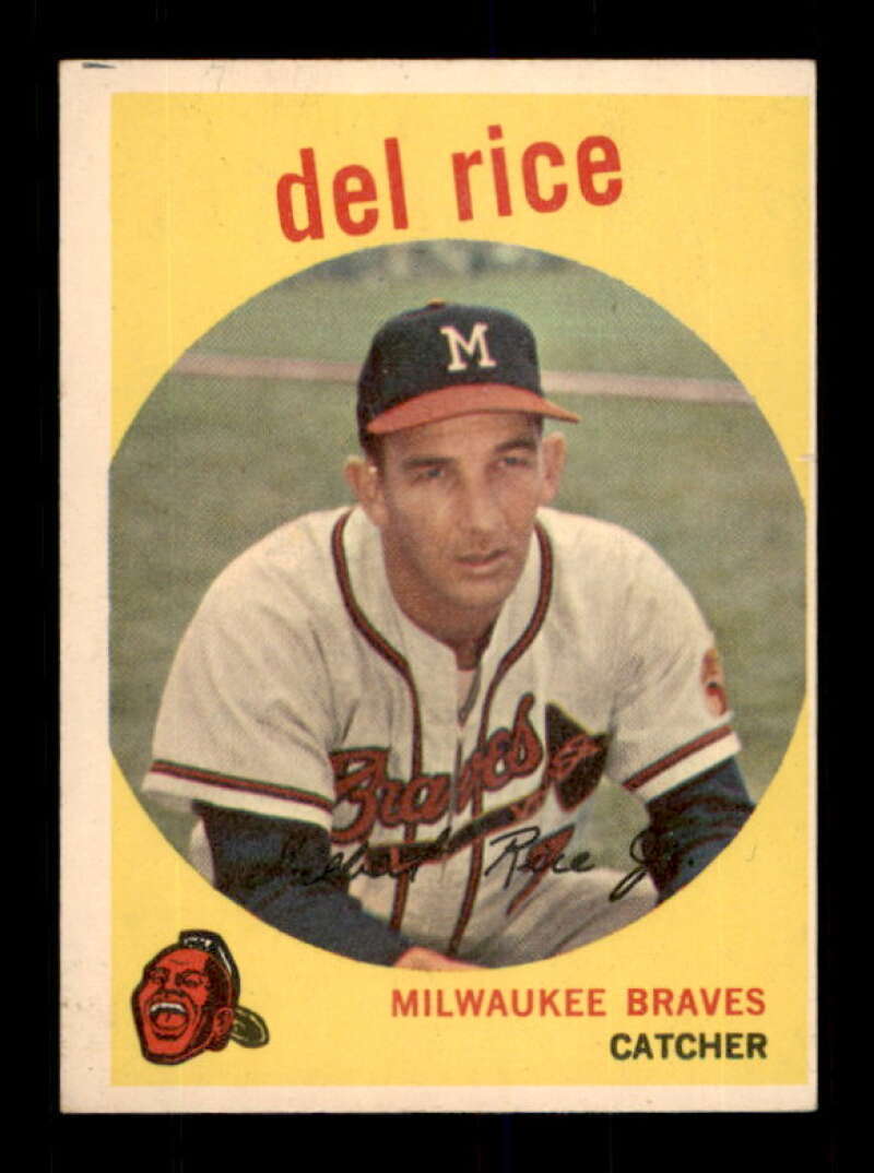 1959 Topps #104 Del Rice GVG Braves 556597 | eBay
