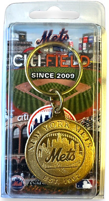MLB New York Mets-Bronze Coin Keychain Officially Licensed-Highland ...