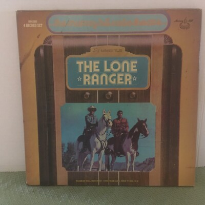 THE LONE RANGER -RADIO BROADCASTS 4 LP Vinyl BOX SET MURRAY HILL 1976 ...