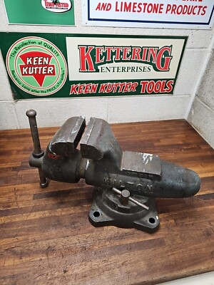 S6- Vintage WILTON 450 BULLET VISE W/ SWIVEL BASE, 4-1/2" JAWS SCHILLER ...