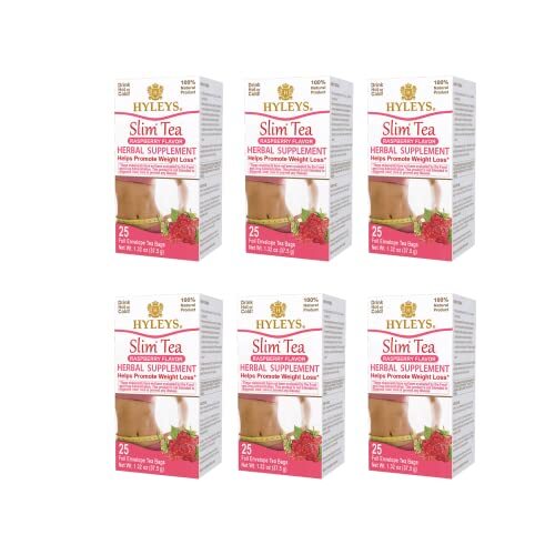 Hyleys Slim Tea Raspberry Flavor - Weight Loss Herbal Supplement ...