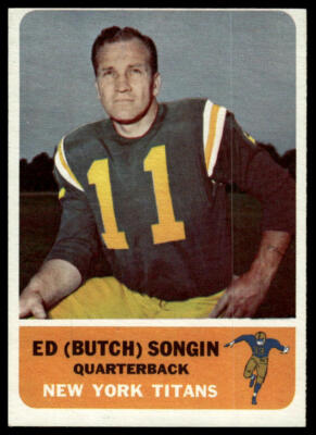 1962 Fleer #63 Ed Songin | eBay