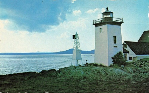 Postcard Islesboro Light Islesboro Island Maine | eBay