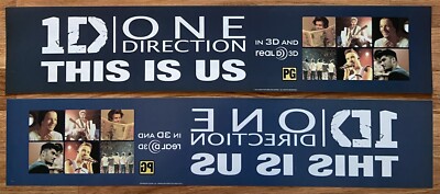📽 3D - 1D One Direction This Is Us - Double-Sided - Movie Theater Mylar ...