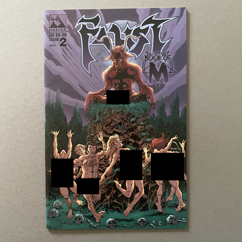 FAUST BOOK OF M 2 COVER B VARIANT TIM VIGIL (1999, AVATAR PRESS) | eBay