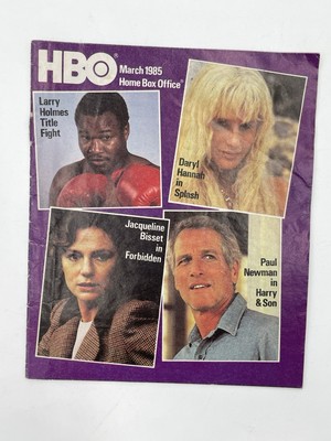 HBO TV Movie Booklet Program Guide March 1985 Bisset Newman Hannah | eBay