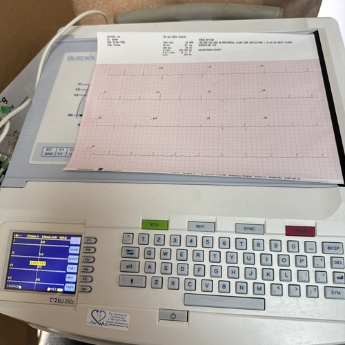 Mortara ELI 250c Resting Electrocardiograph ECG/EKG w/ AM12 Module | eBay