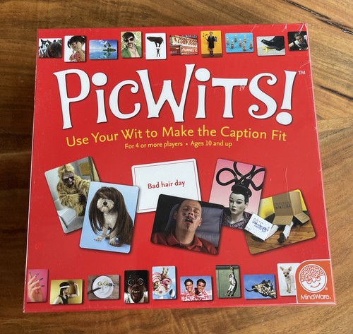 PicWits! Party Game - Use Your Wit to Make the Captions Fit - NEW & SEALED | eBay