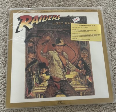 INDIANA JONES RAIDERS OF THE LOST ARK OST SOUNDTRACK DCC 2 LP HOFFMAN. SEALED!! | eBay