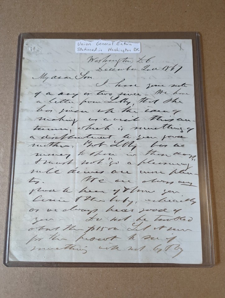 letter from Union General John Eaton | eBay UK