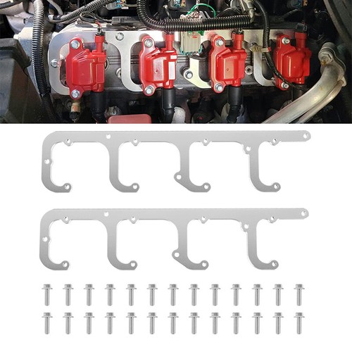 Billet Square Coils Valve Cover Mount Coil Brackets D581 12558693 For ...