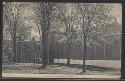 Postcard WINDSOR Vermont/VT State Prison Building #2 view 1907 | eBay