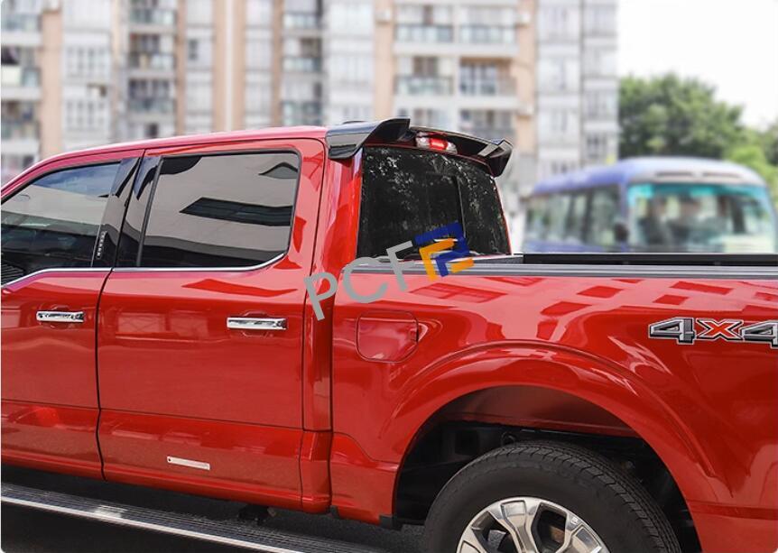 For Ford F-150 raptor F150 2021-2024 ABS Gloss Black Rear Roof Spoiler ...