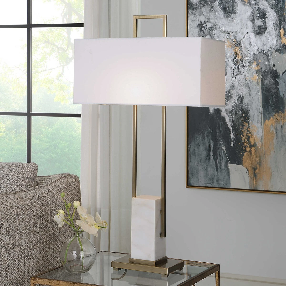 Modern Rectangular Table Lamps